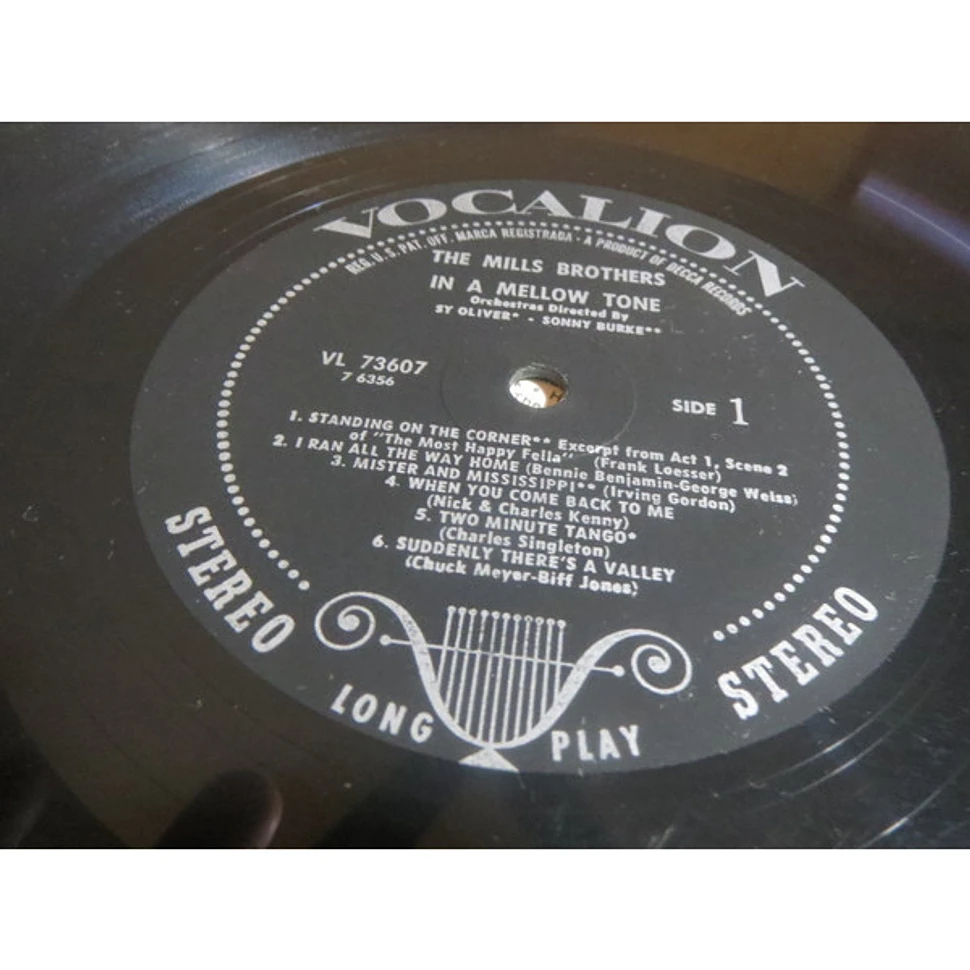 The Mills Brothers - In A Mellow Tone - Vinyl LP - 1966 - US - Original ...
