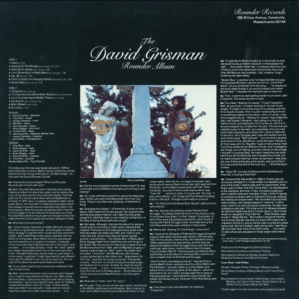 David Grisman - The David Grisman Rounder Album - Vinyl LP - 1976 - US ...