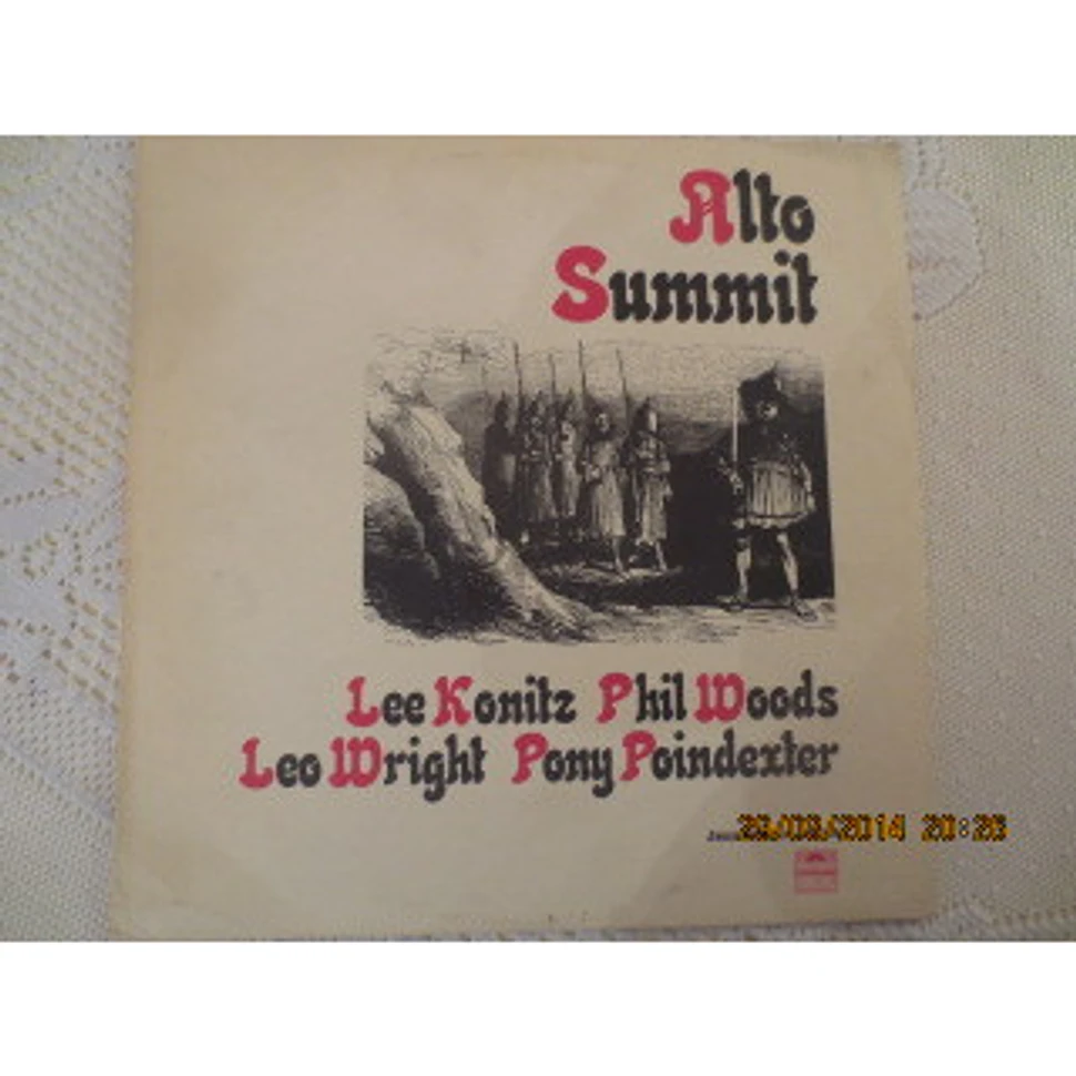 Lee Konitz / Pony Poindexter / Phil Woods / Leo Wright - Alto Summit - Vinyl LP - 1969 - UK ...