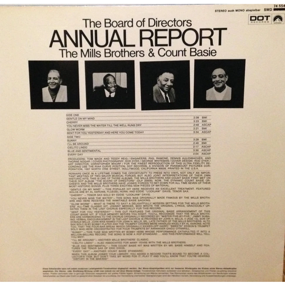The Mills Brothers & Count Basie - The Board Of Directors Annual Report - Vinyl LP - 1968 - DE ...