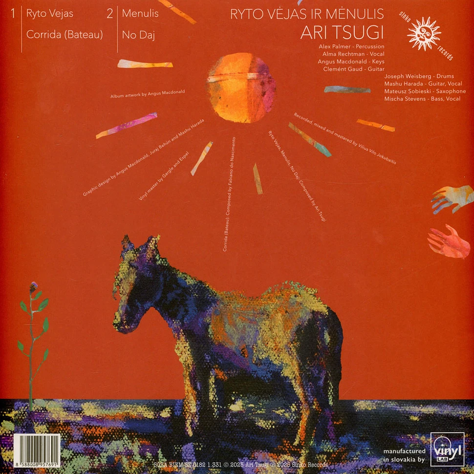 Ari Tsugi - Ryto Vejas Ir Menulis - Vinyl LP - 2026 - EU - Original | HHV