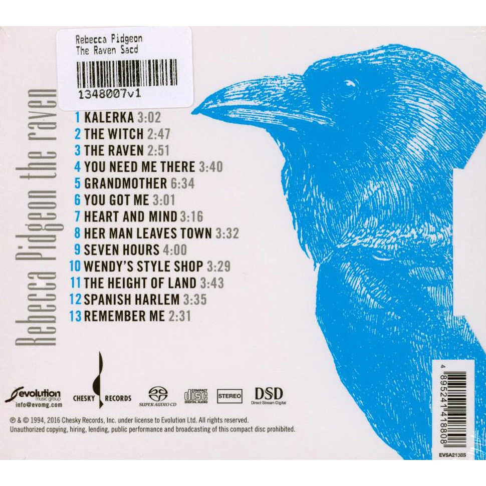 Rebecca Pidgeon - The Raven Sacd - CD - 2020 - US - Reissue | HHV