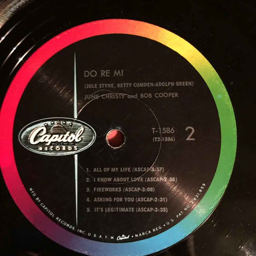 June Christy And Bob Cooper - Do-Re-Mi (A Modern Interpretation Of The ...