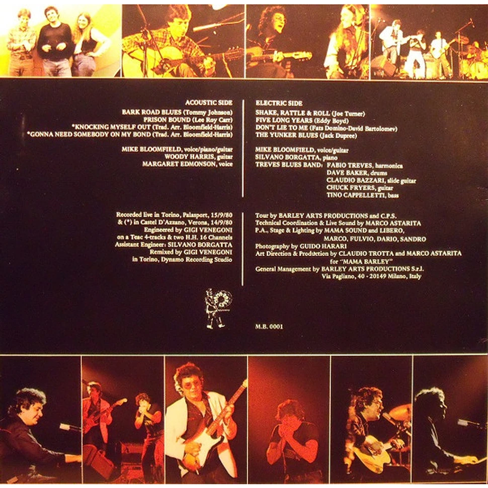 Mike Bloomfield With Treves Blues Band, Margaret Edmondson & Woody ...