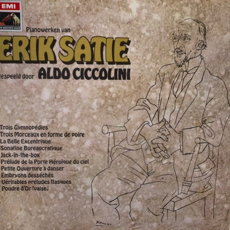 Erik Satie, Aldo Ciccolini - Pianowerken Van Erik Satie Gespeeld Door ...