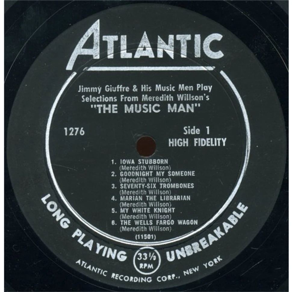 Jimmy Giuffre & His Music Men - The Music Man - Vinyl LP - 1958 - US ...
