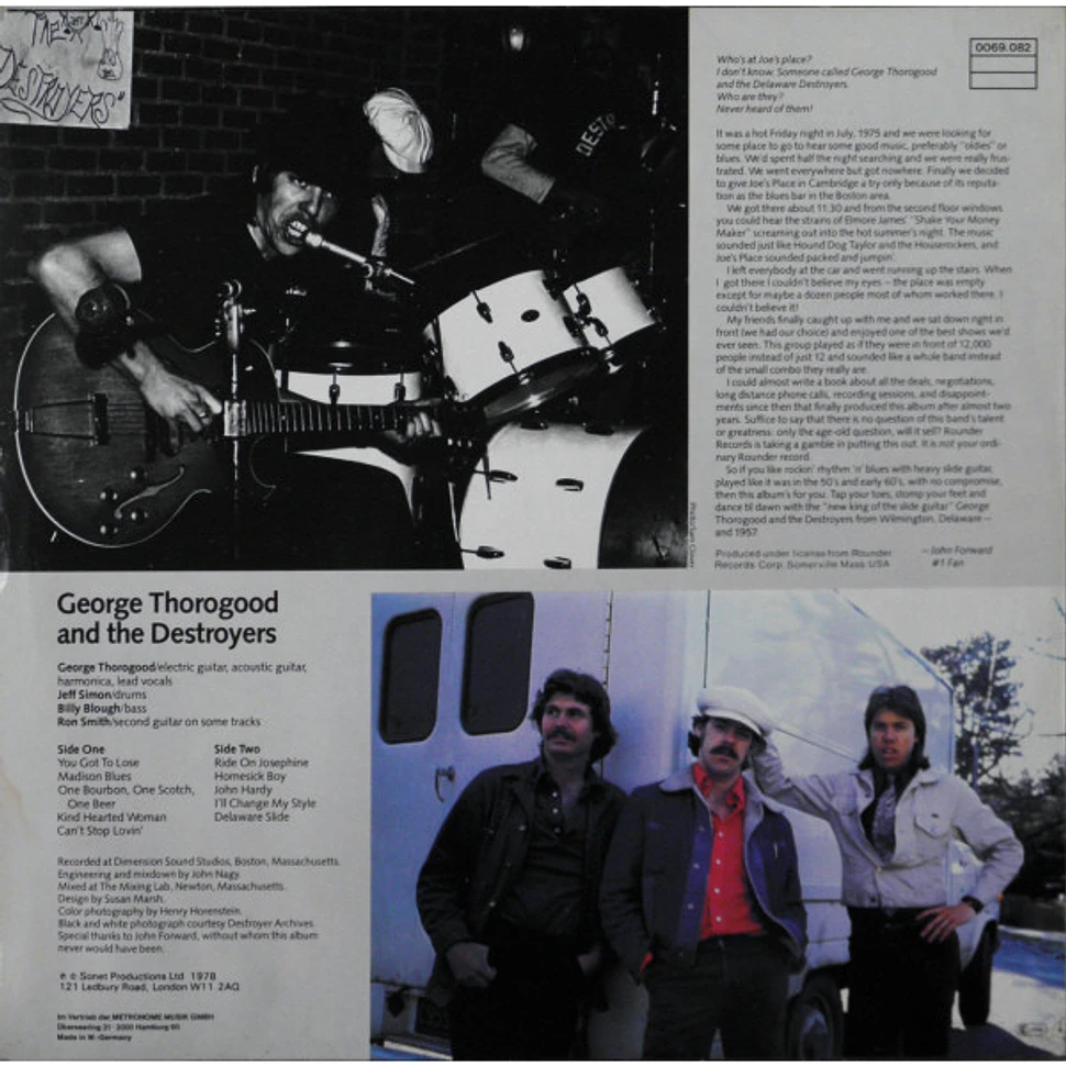 George Thorogood & The Destroyers - George Thorogood And The Destroyers ...
