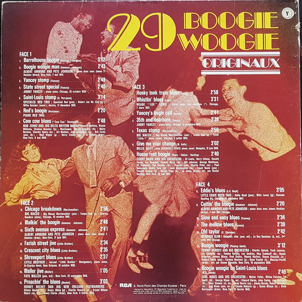 V.A. - 29 Boogie Woogie Originaux - Vinyl 2LP - 1980 - FR - Reissue | HHV