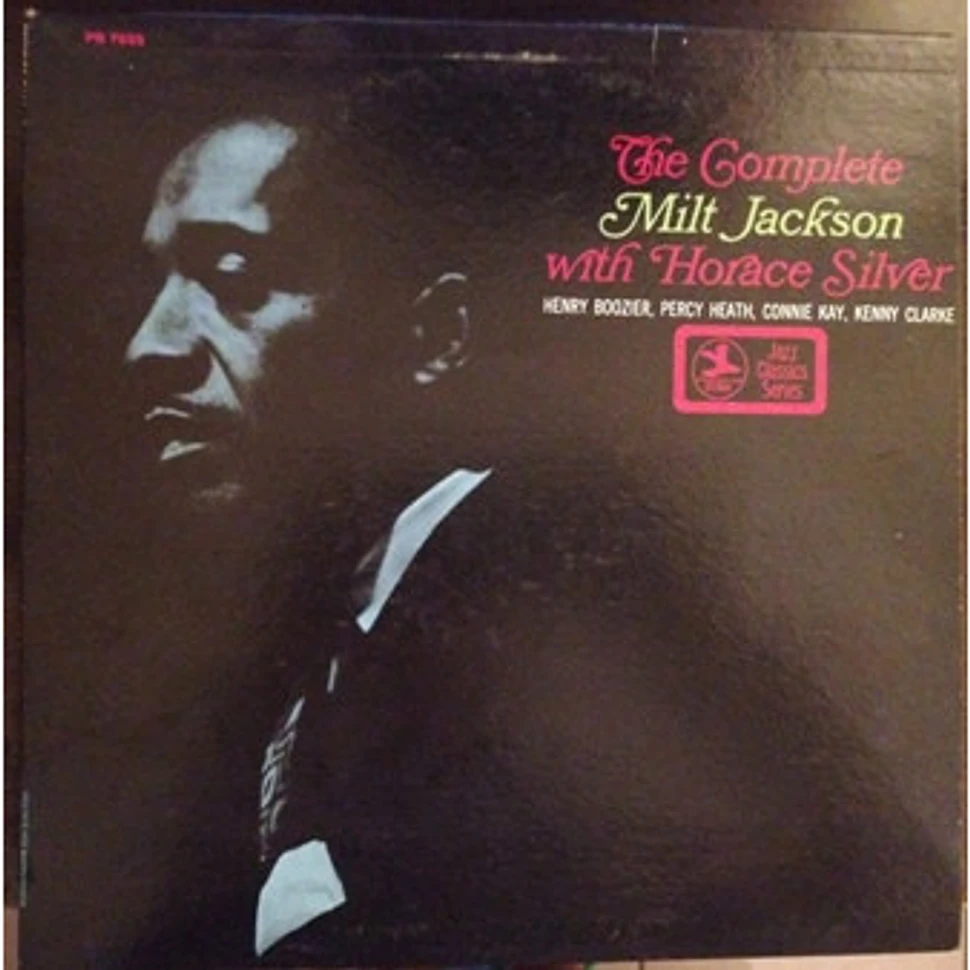 Milt Jackson with Horace Silver - The Complete Milt Jackson With Horace ...