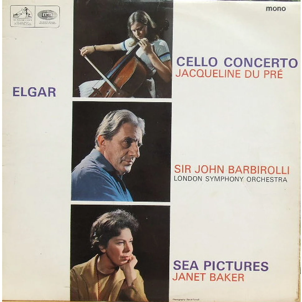 Sir Edward Elgar, Jacqueline du Pré, Sir John Barbirolli, London Symphony Orchestra, Janet Baker ...