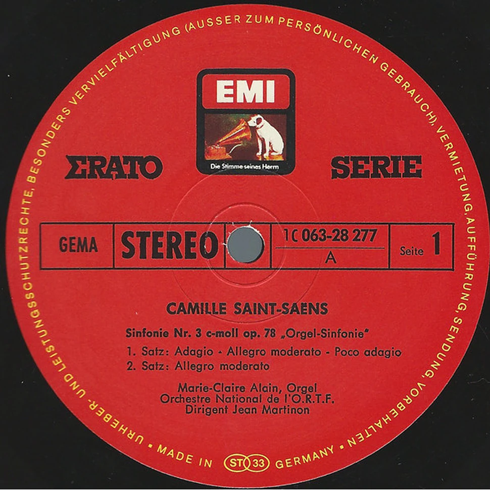 Camille Saint-Saëns - Marie-Claire Alain, Orchestre National De France ...