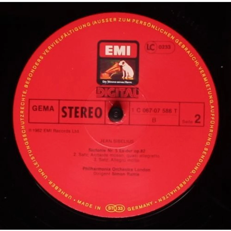Jean Sibelius - Sir Simon Rattle, Philharmonia Orchestra - Sinfonie Nr ...