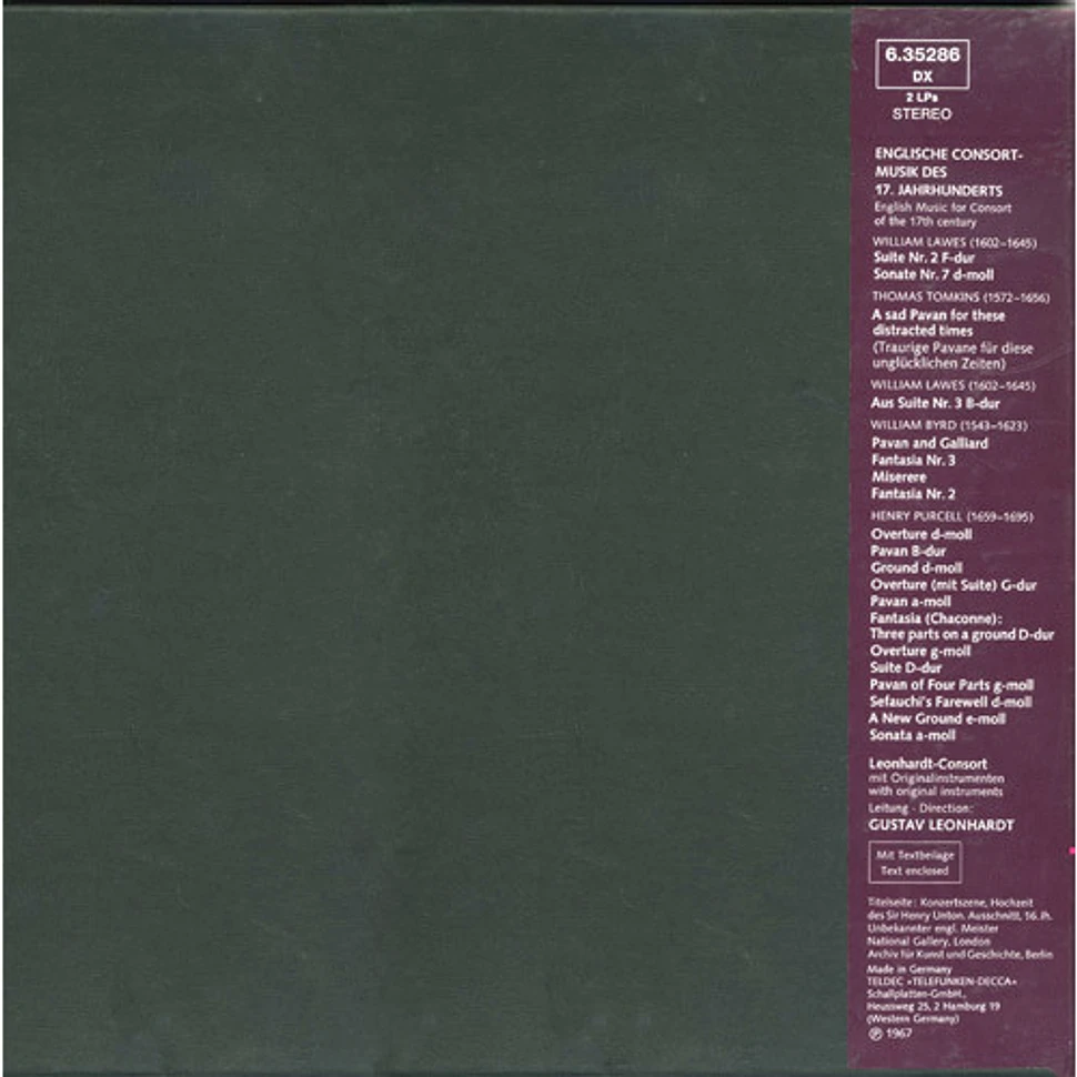 William Lawes / William Byrd / Henry Purcell - Leonhardt-Consort ...