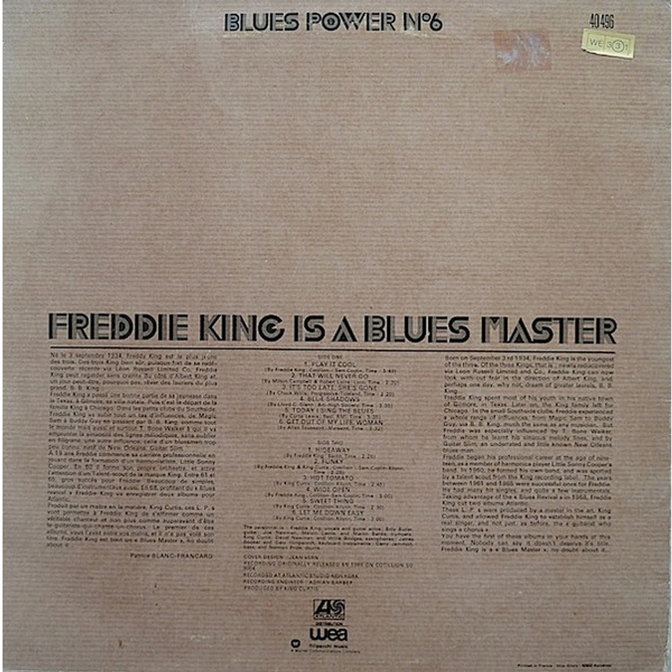 Freddie King - Freddie King Is A Blues Master - Vinyl LP - 1973 - FR ...