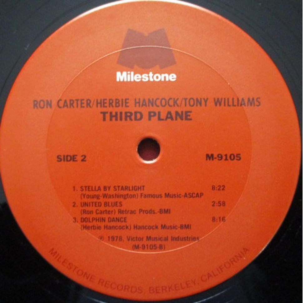 Ron Carter / Herbie Hancock / Anthony Williams - Third Plane - Vinyl LP ...