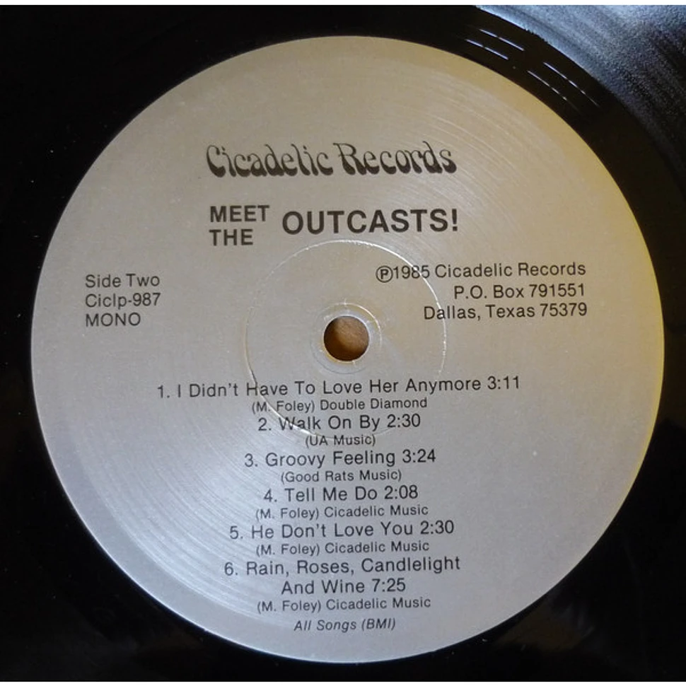 The Outcasts - Meet The Outcasts! - Vinyl LP - 1985 - US - Original | HHV